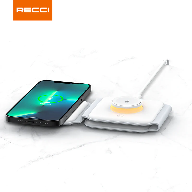 Recci RCW-27 3 in 1 Night Light Wireless Charger