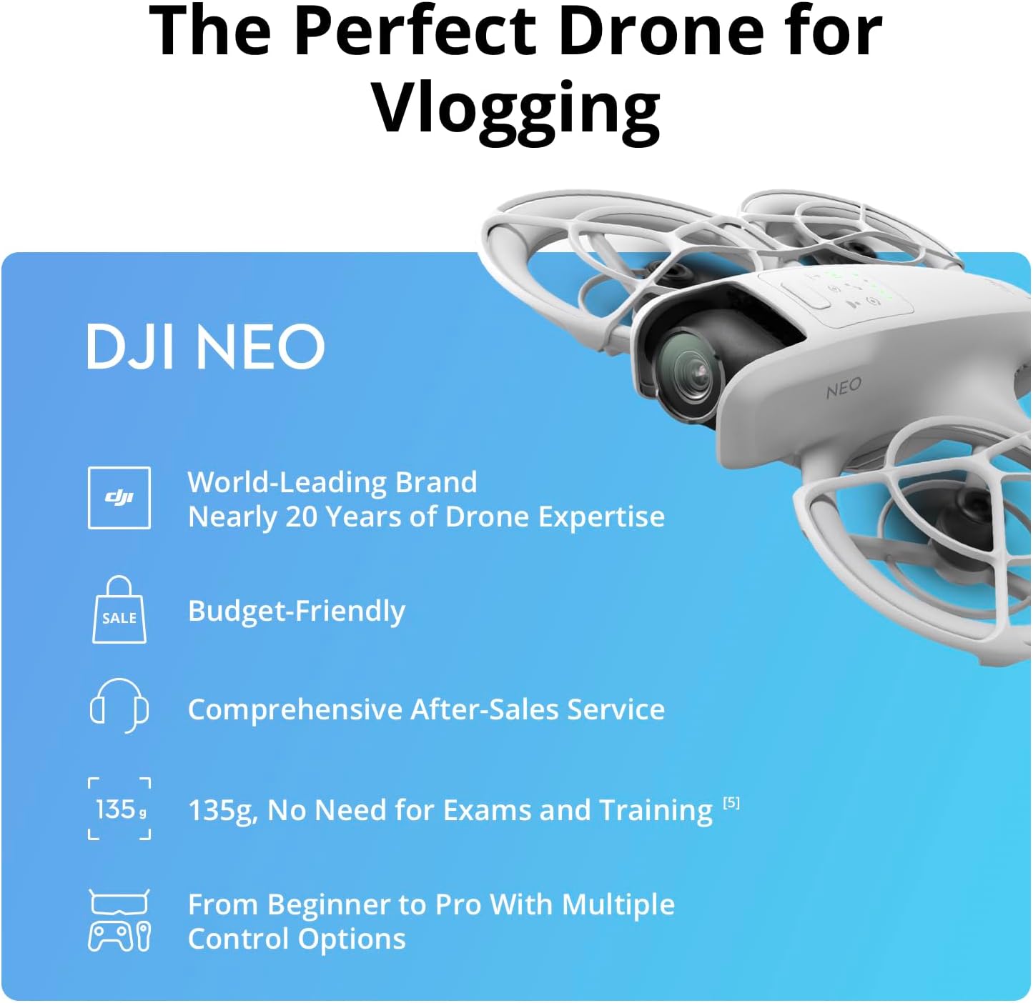 DJI Neo Drone Motion Fly More Combo