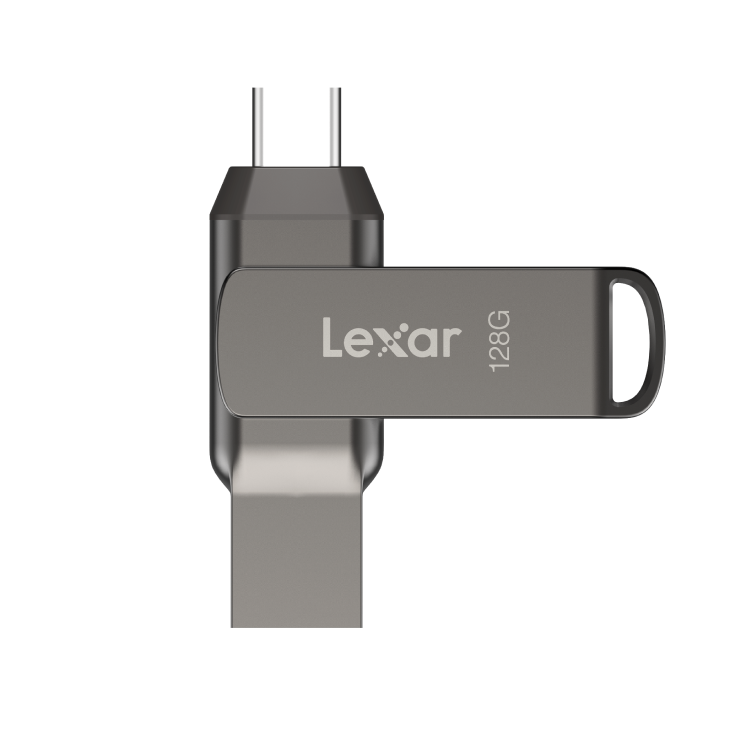 Lexar 128GB JumpDrive Dual Drive D400 USB 3.2 Flash Drive