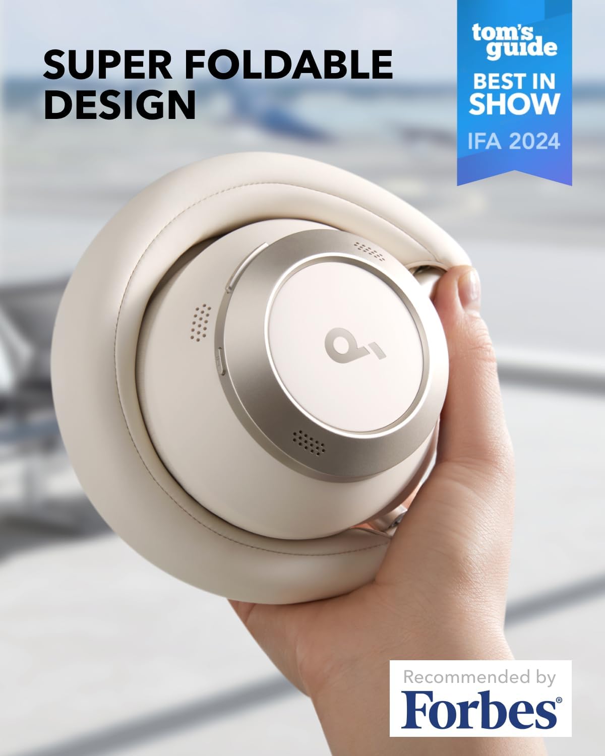 Soundcore by Anker Space One Pro | Foldable Over-Ear Headphones